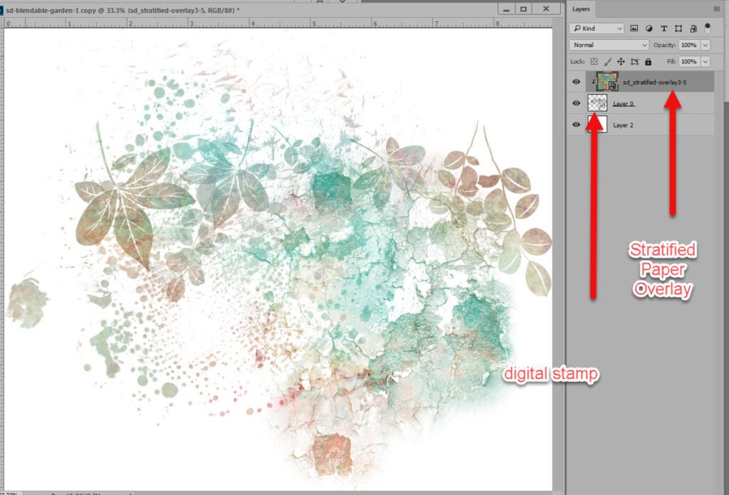 How to Easily Color Digital Stamps using Overlays or Styles - Karen Schulz