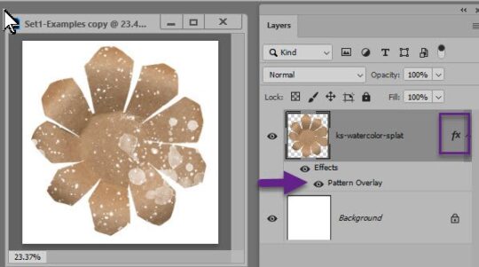 How to Reposition and Scale the Pattern in a Photoshop Style - Karen Schulz