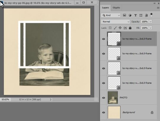 How to Customize a Deckle Edge Frame - Karen Schulz